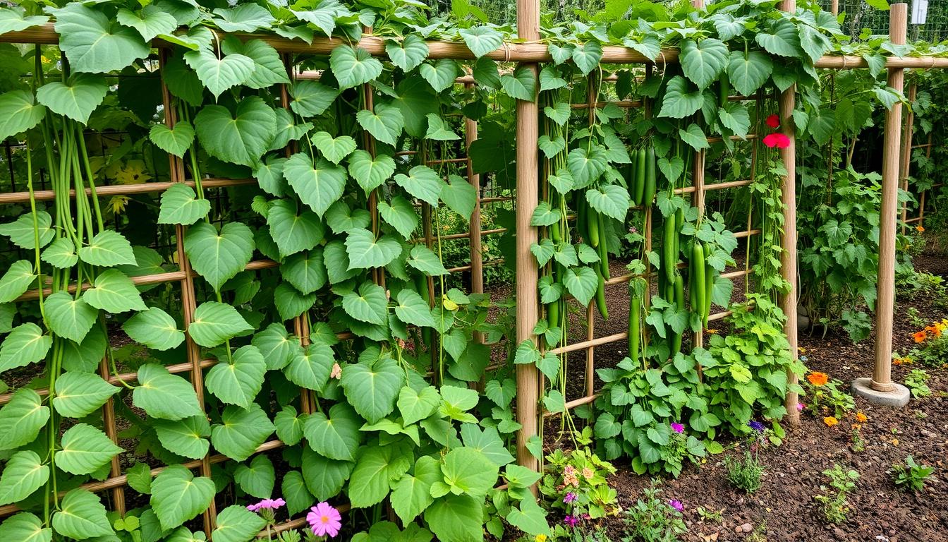Climbing Plants in Permaculture: Maximizing Vertical Space