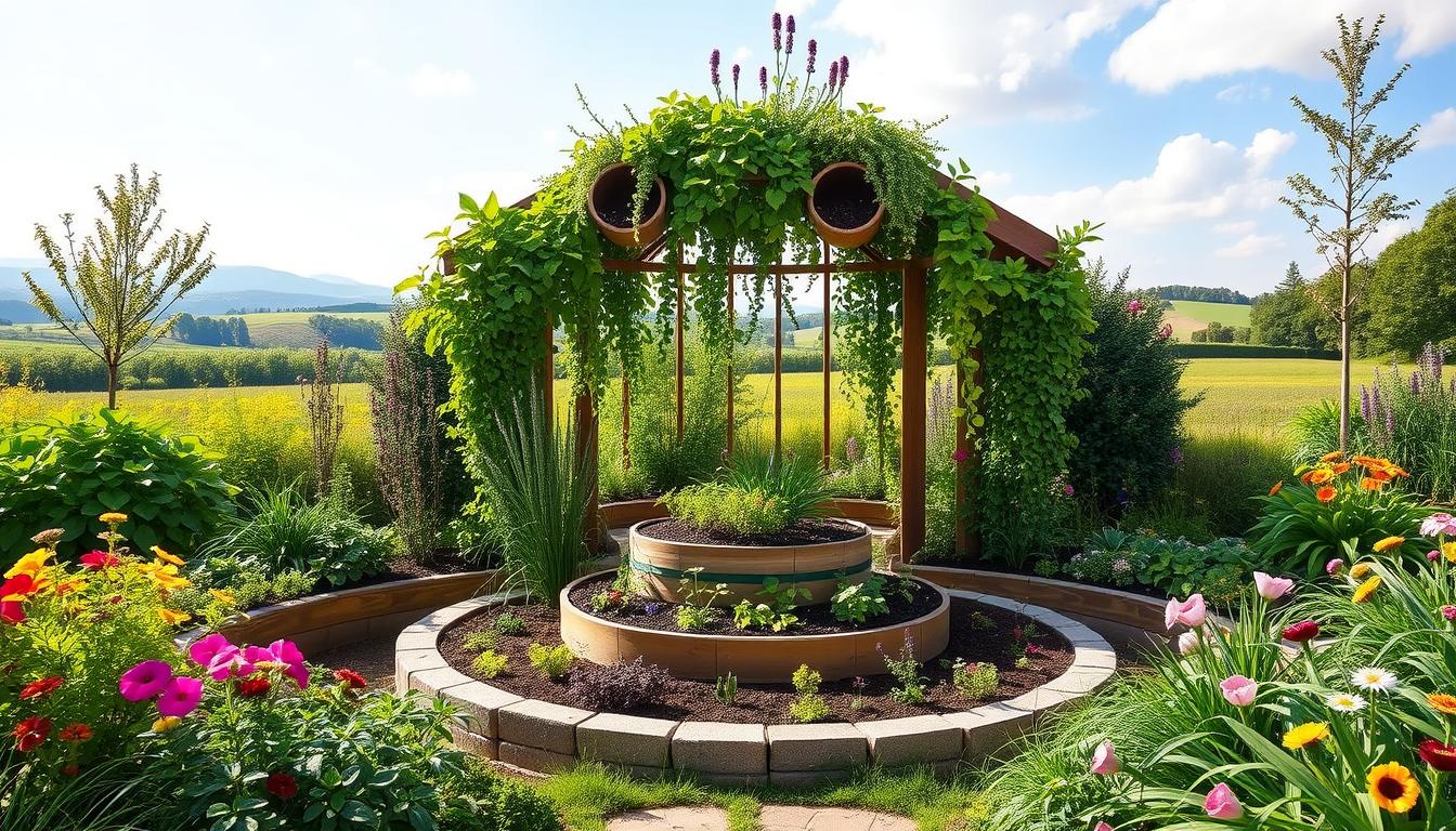Keyhole Gardens: Water-Efficient Raised Bed Design