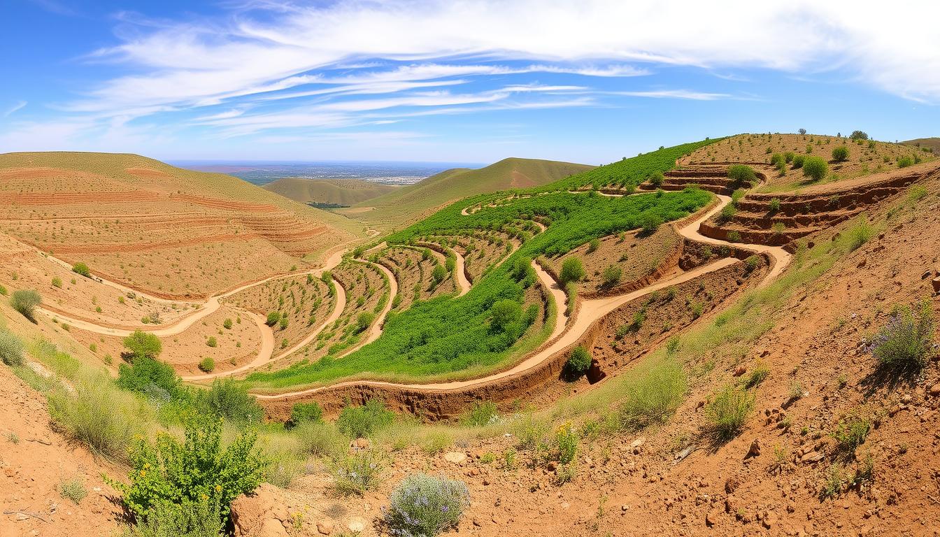 Contour Trenches Degraded Lands: Soil Conservation Guide