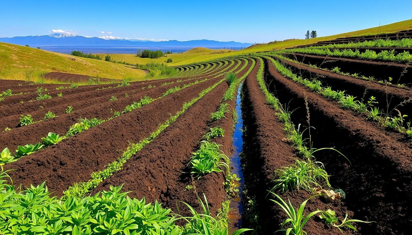 Contour Trenches Degraded Lands: Soil Conservation Guide